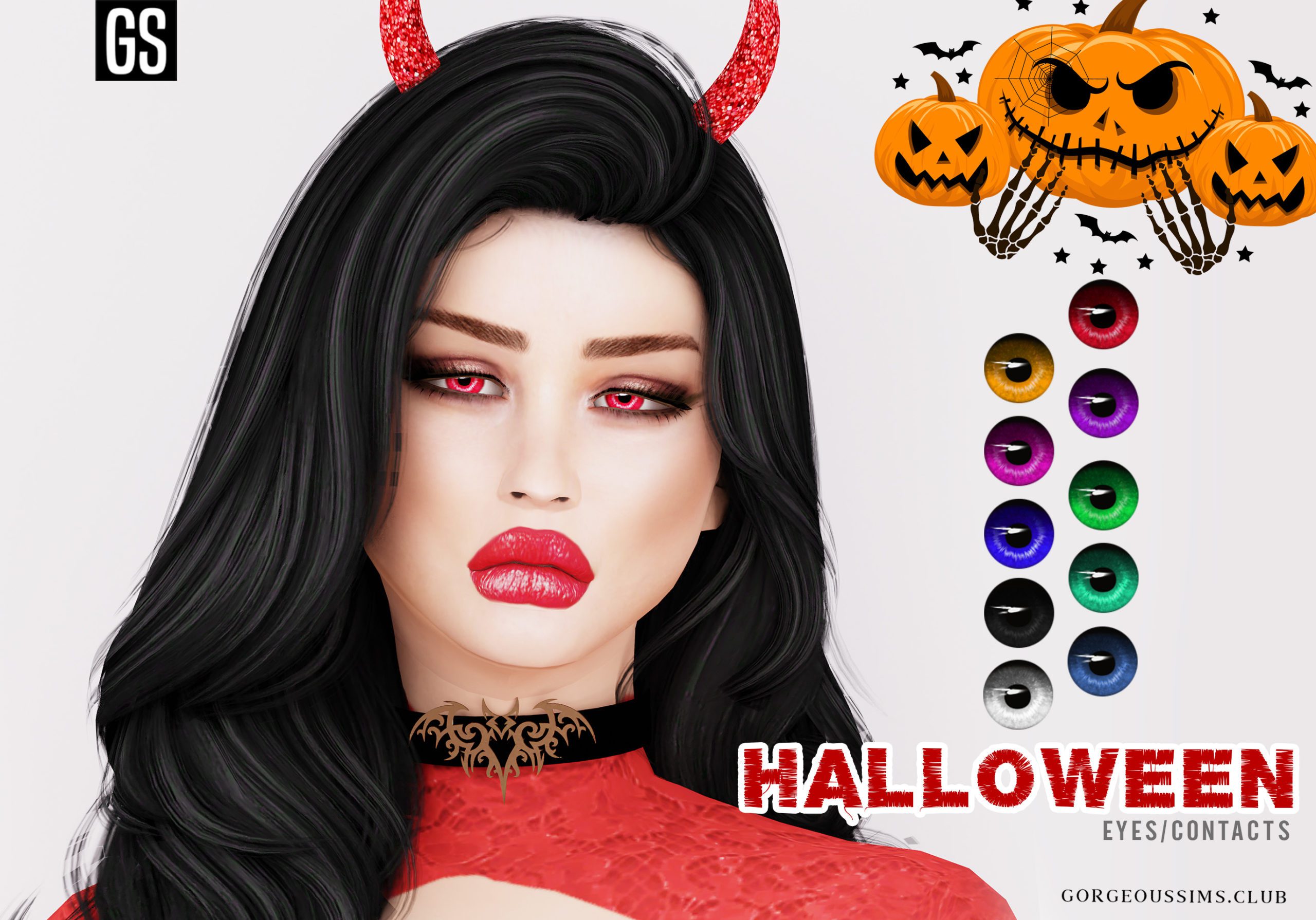 Halloween Eyes Gorgeous Sims